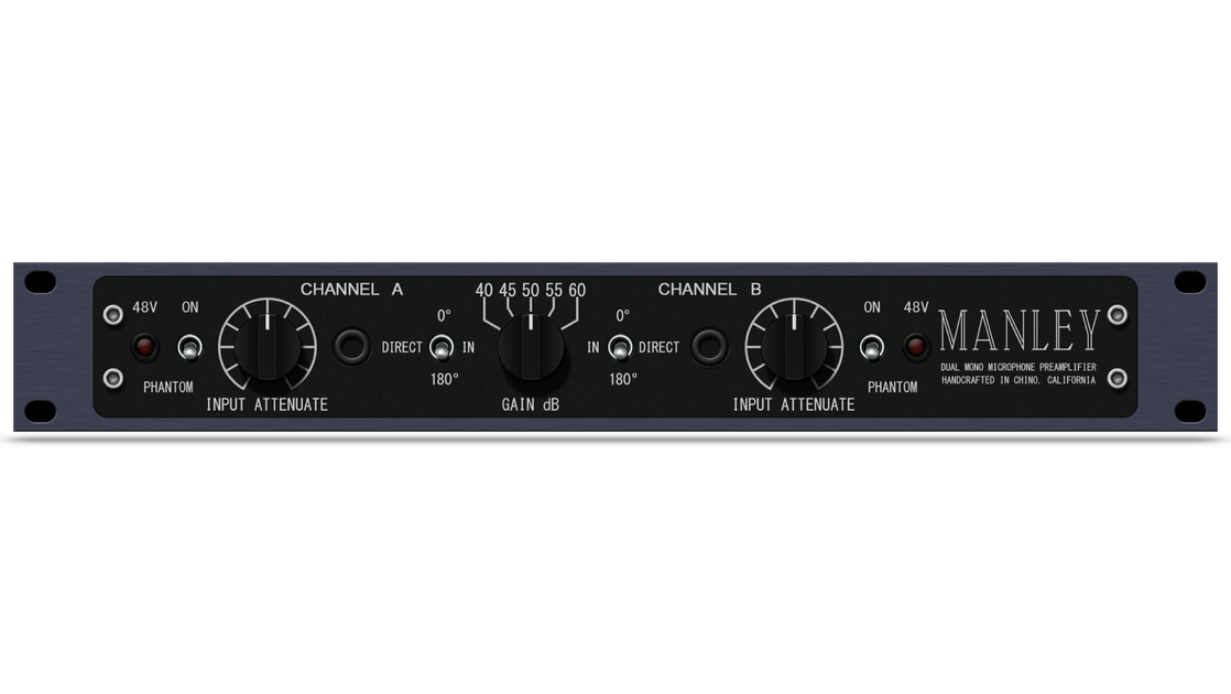 Manley Dual-Mono Microphone Preamplifier – Patchrat